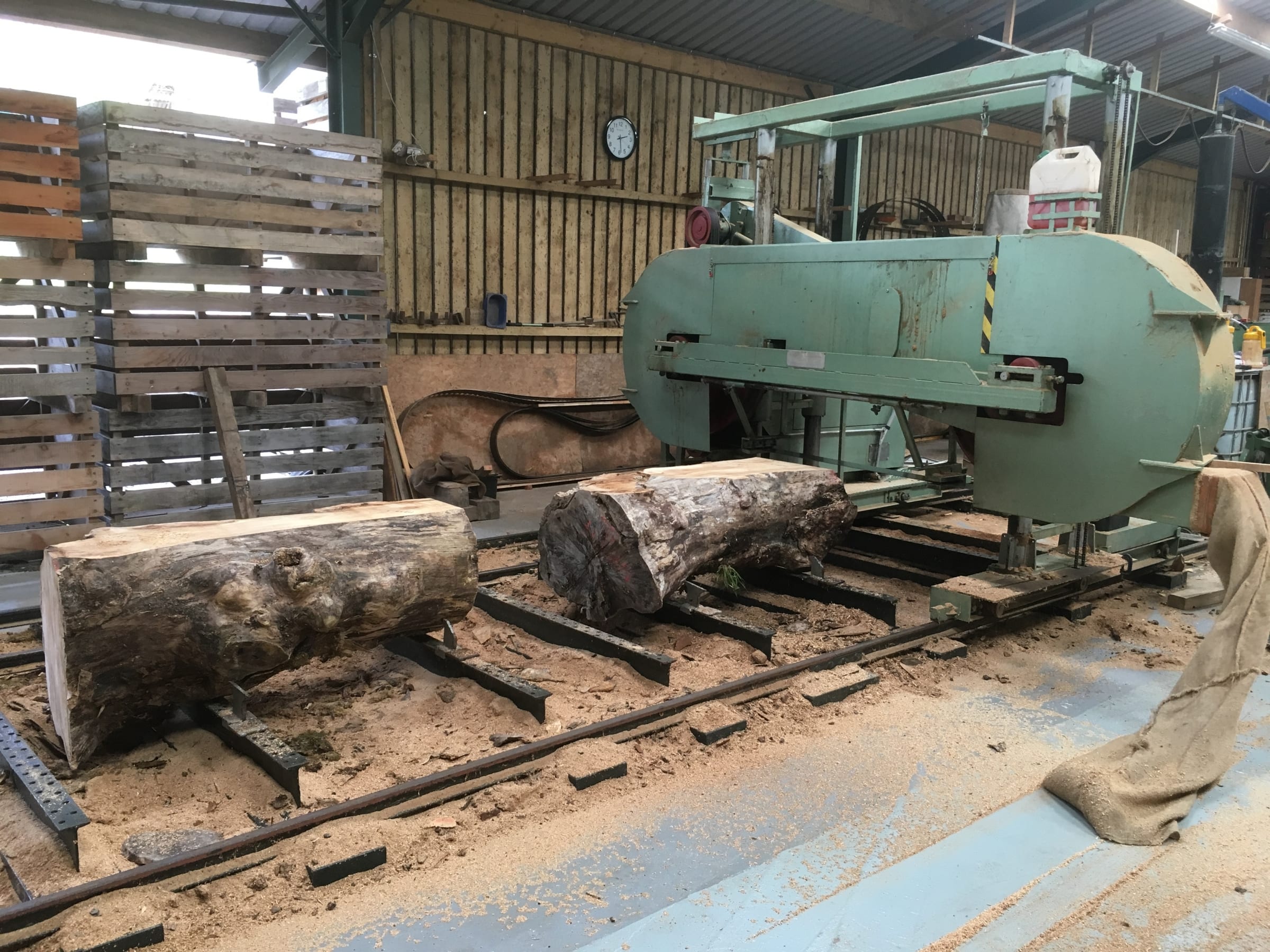 A short video of the first logs of this season's sawmilling - The Wood ...