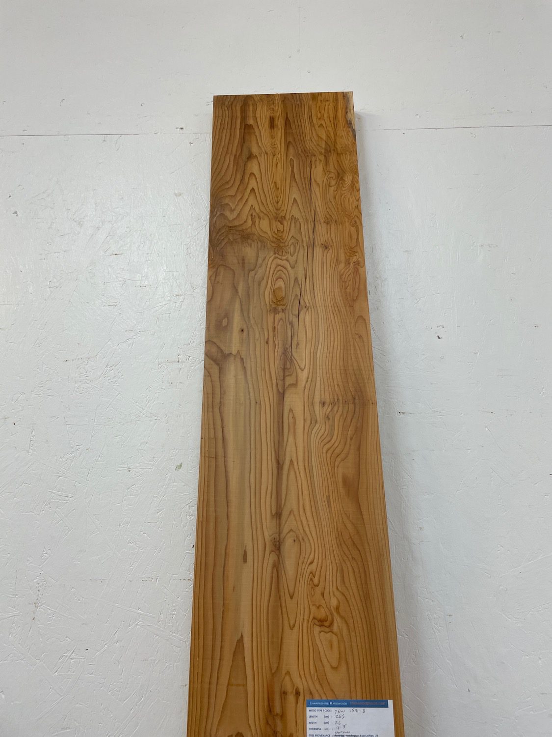 YEW PAR Planed All Round Square Edge Planed Finish Hardwood